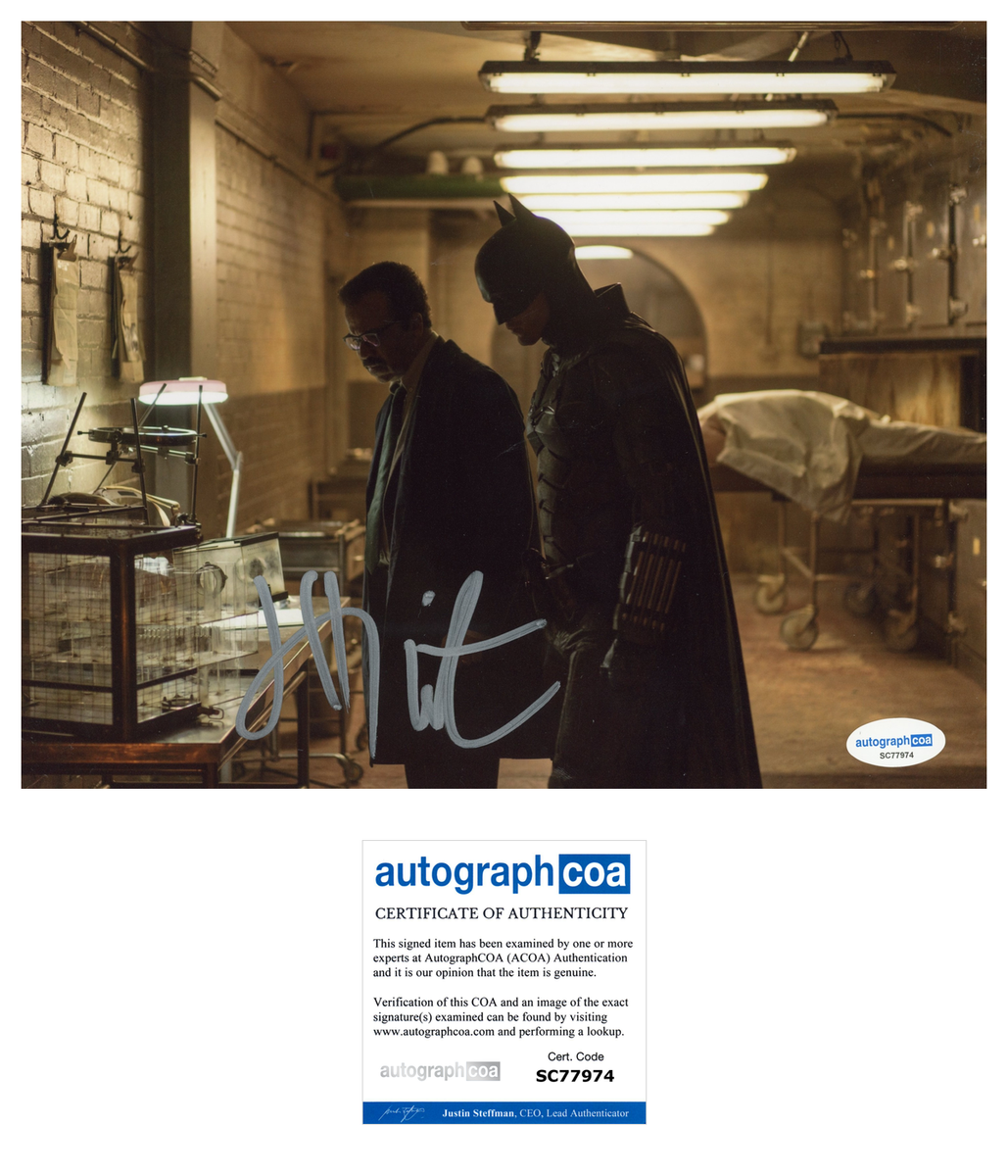 Jeffrey Wright Batman Signed Autograph 8x10 Photo ACOA | Outlaw Hobbies Authentic Autographs