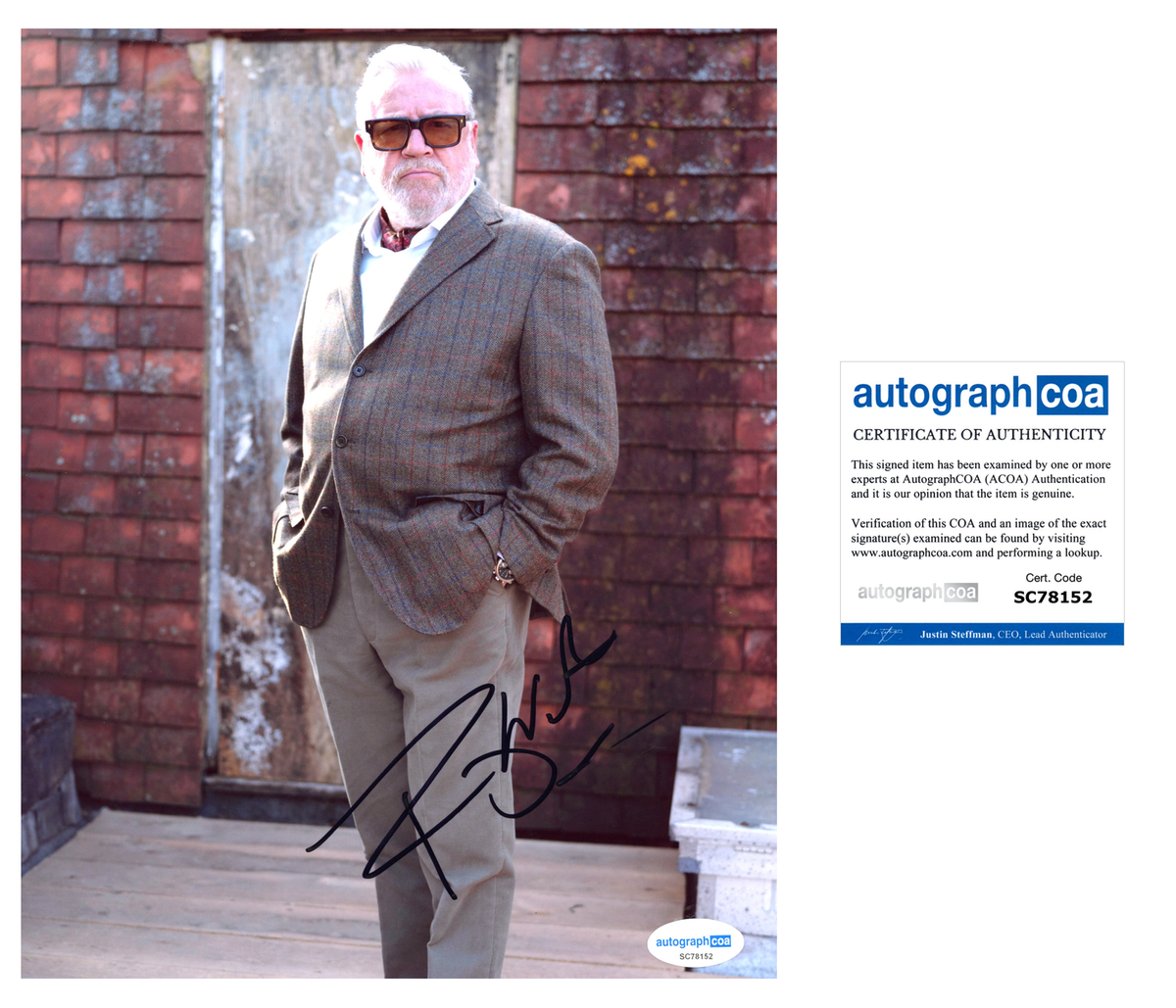 Ray Winstone Gentlemen Signed Autograph 8x10 Photo ACOA | Outlaw Hobbies Authentic Autographs