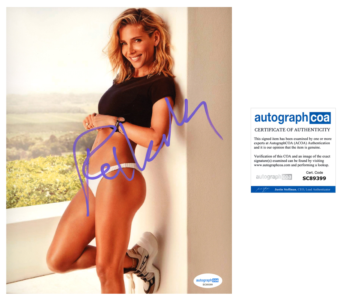 Elsa Pataky Fast and Furious Signed Autograph 8x10 Photo ACOA | Outlaw Hobbies Authentic Autographs