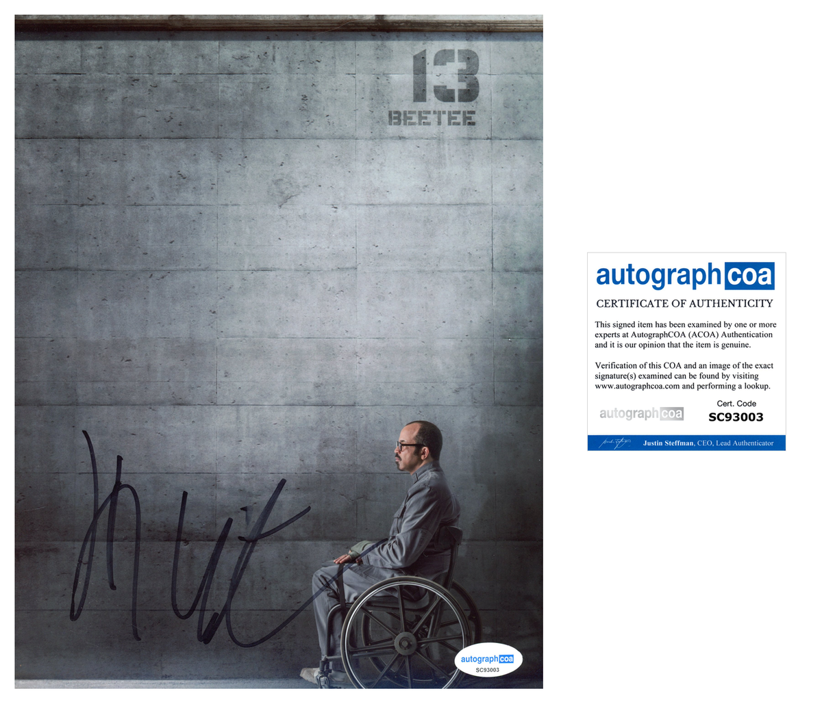 Jeffrey Wright Hunger Games Signed Autograph 8x10 Photo ACOA | Outlaw Hobbies Authentic Autographs