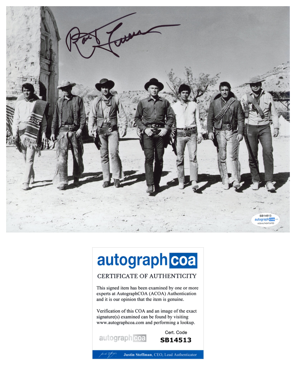Robert Fuller Magnificent Seven Signed Autograph 8x10 Photo ACOA | Outlaw Hobbies Authentic ...