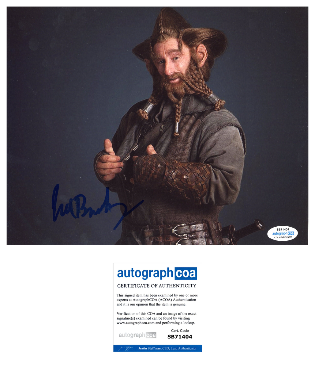 Jed Brophy Hobbit Signed Autograph 8x10 Photo ACOA | Outlaw Hobbies Authentic Autographs