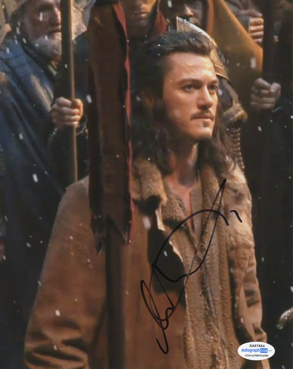 Luke Evans The Hobbit Signed Autograph 8x10 Photo ACOA | Outlaw Hobbies ...