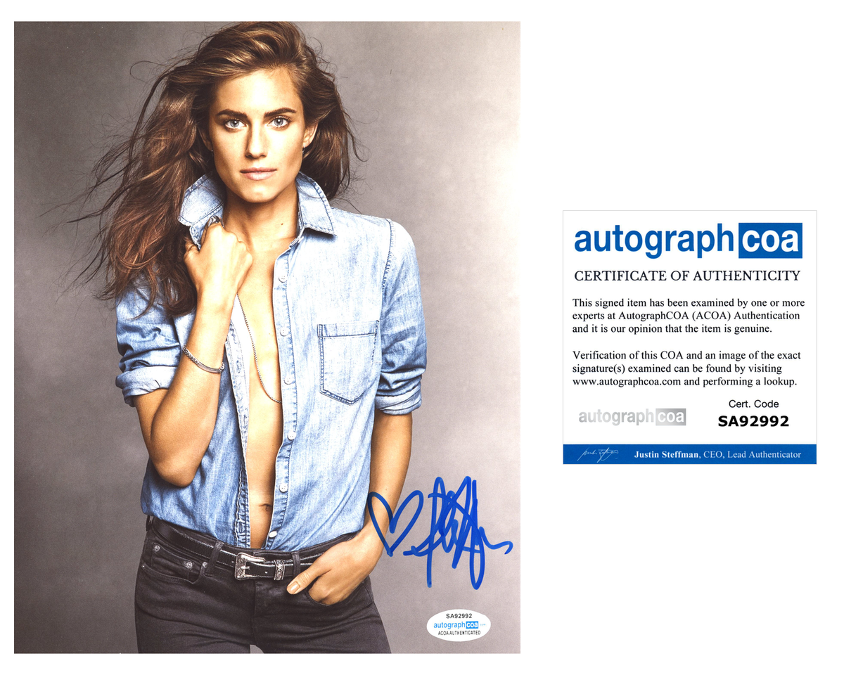 Allison Williams Sexy Signed Autograph 8x10 Photo ACOA | Outlaw Hobbies ...