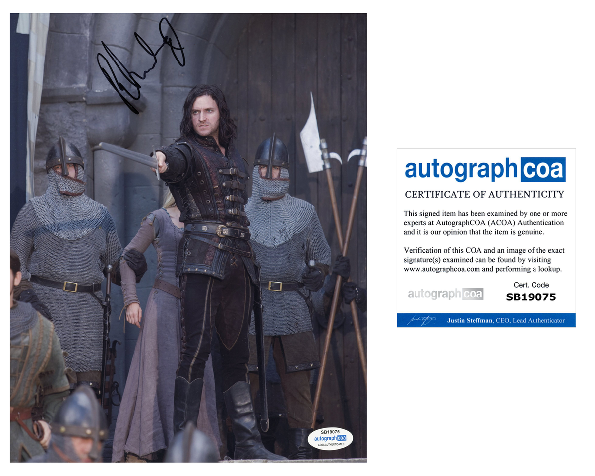 Richard Armitage Robin Hood Signed Autograph 8x10 Photo ACOA | Outlaw ...