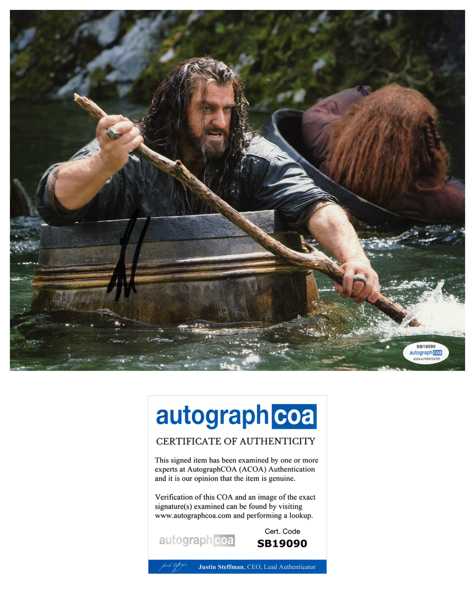 Richard Armitage Hobbit Signed Autograph 8x10 Photo ACOA | Outlaw ...