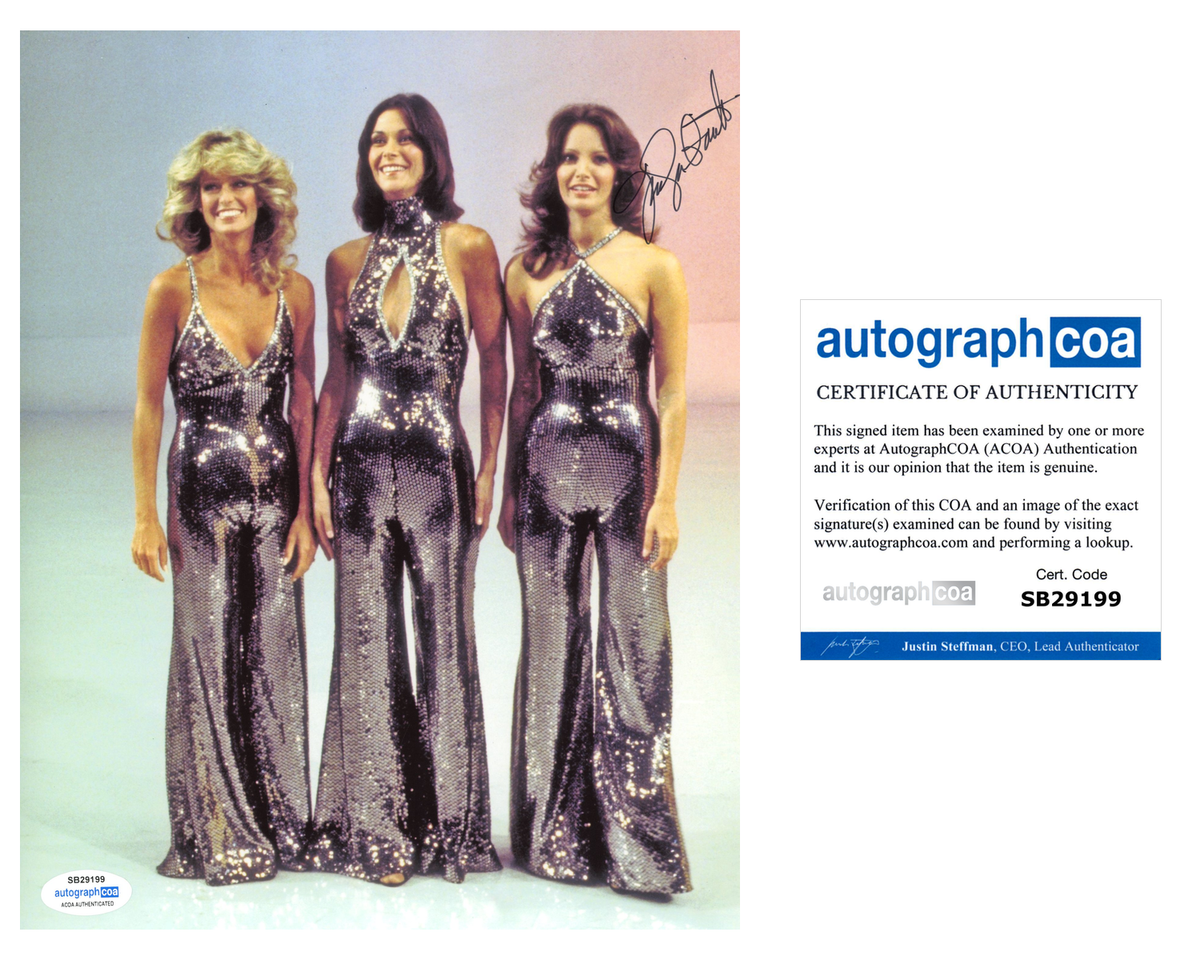 Jaclyn Smith Charlie's Angels Signed Autograph 8x10 Photo ACOA | Outlaw ...