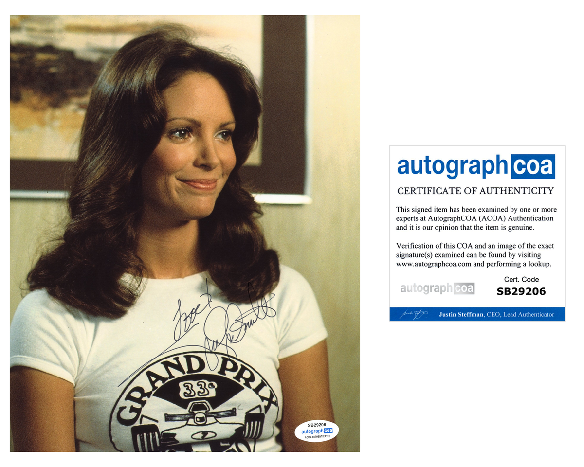 Jaclyn Smith Charlie's Angels Signed Autograph 8x10 Photo ACOA | Outlaw ...