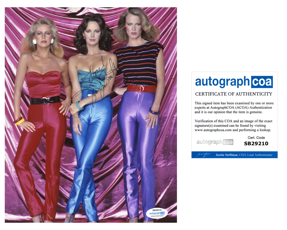Jaclyn Smith Charlie's Angels Signed Autograph 8x10 Photo ACOA | Outlaw ...