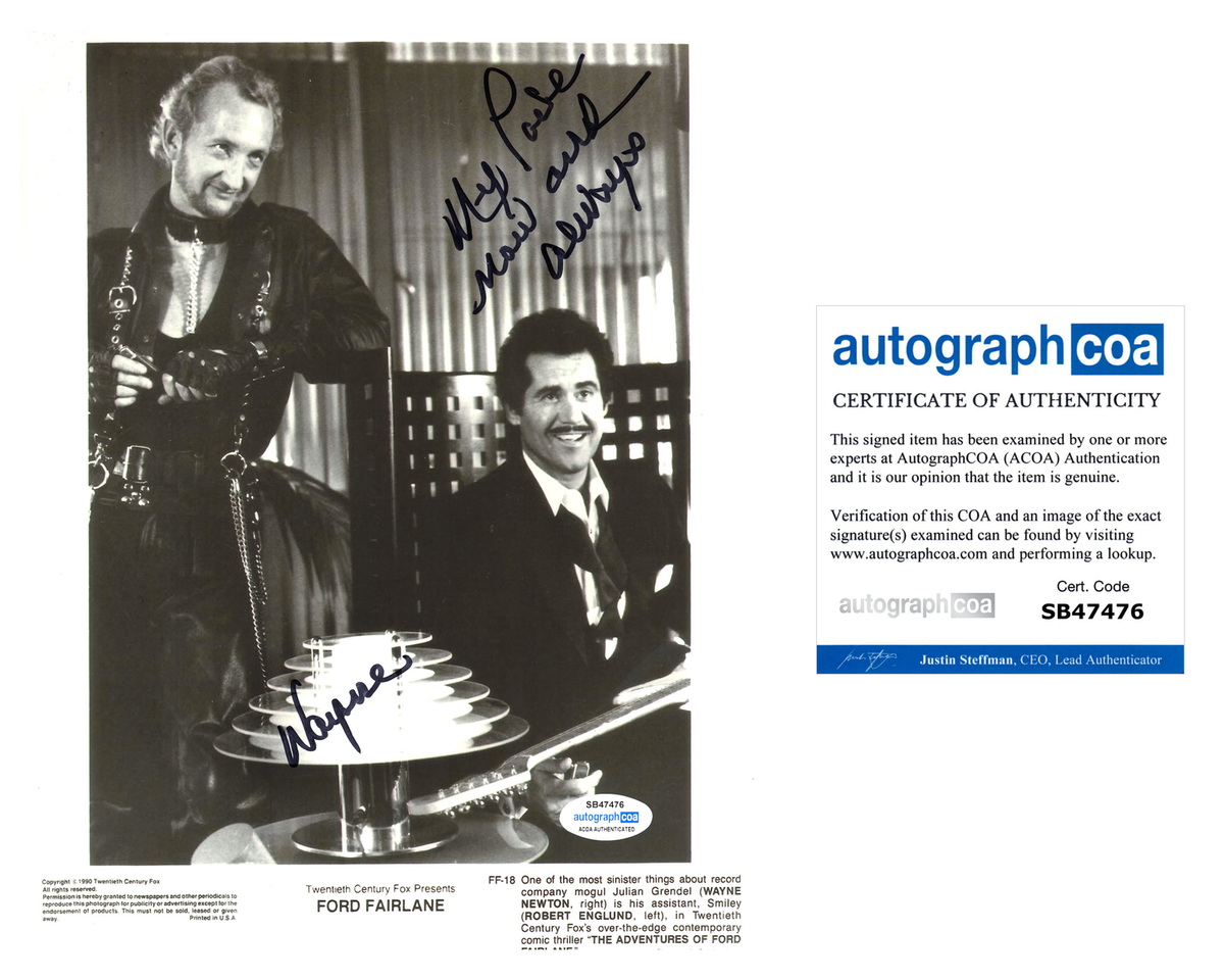 Wayne Newton Signed Autograph 8x10 Photo ACOA | Outlaw Hobbies ...