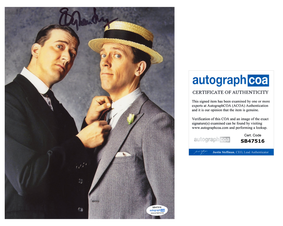 Stephen Fry Jeeves Signed Autograph 8x10 Photo ACOA | Outlaw Hobbies ...