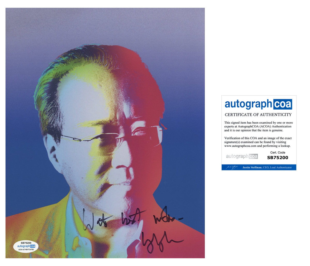 Yo Yo Ma Cellist Signed Autograph 8x10 Photo ACOA | Outlaw Hobbies ...