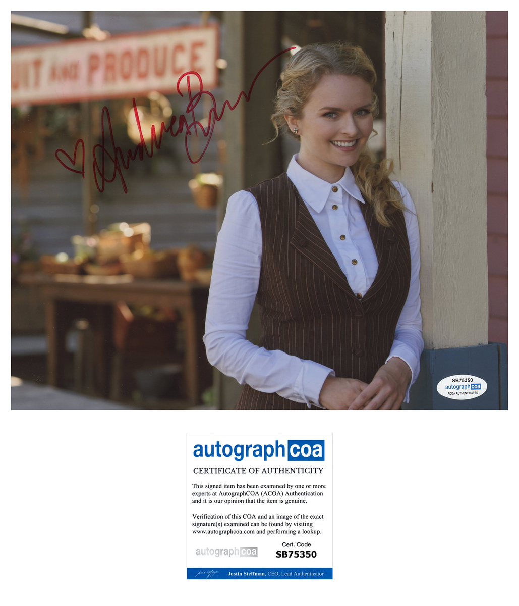 Andrea Brooks When Calls the Heart Signed Autograph 8x10 Photo ACOA ...