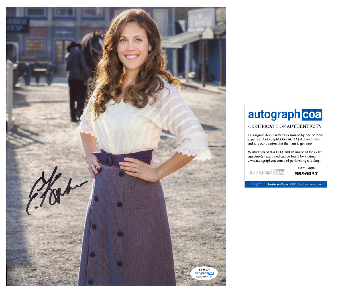 Erin Krakow When Calls the Heart Signed Autograph 8x10 Photo ACOA ...