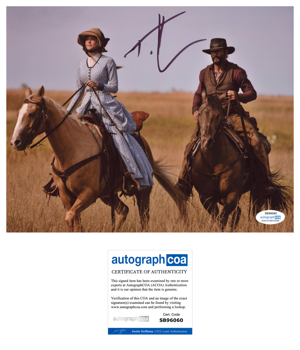 Tim McGraw 1883 Signed Autograph 8x10 Photo ACOA | Outlaw Hobbies ...