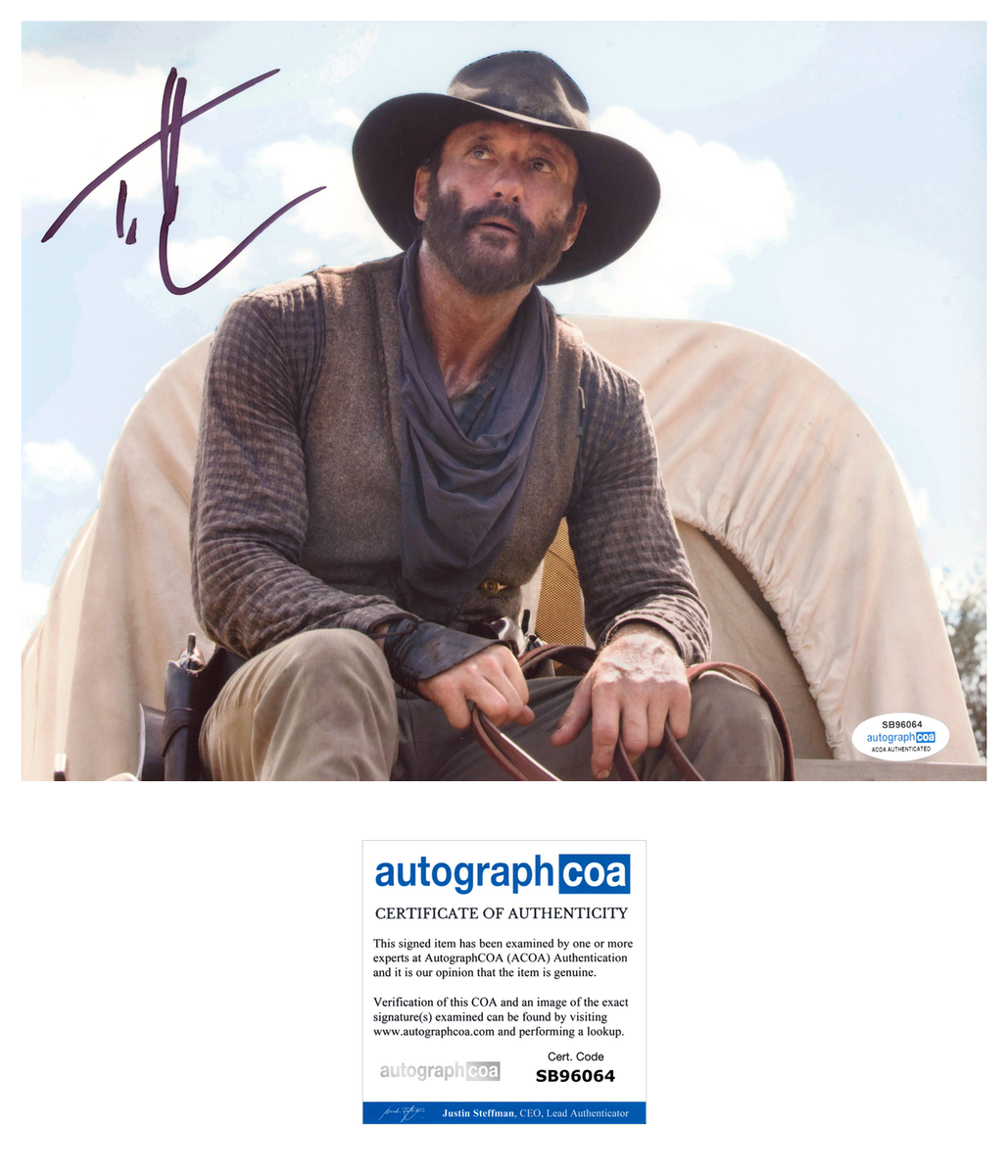 Tim McGraw 1883 Signed Autograph 8x10 Photo ACOA | Outlaw Hobbies ...
