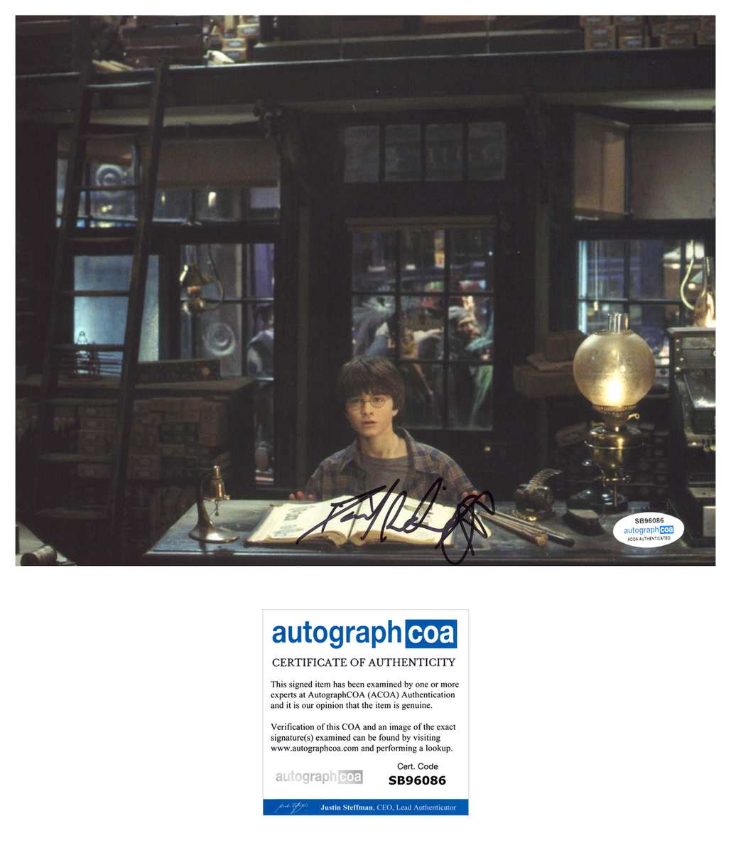 Daniel Radcliffe Harry Potter Signed Autograph 8x10 Photo ACOA | Outlaw ...