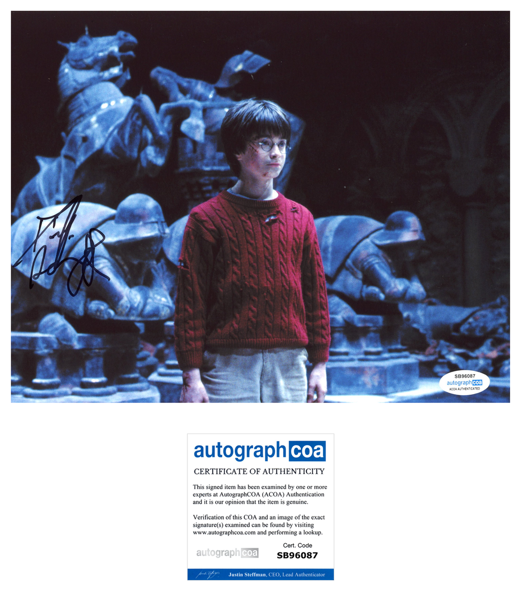 Daniel Radcliffe Harry Potter Signed Autograph 8x10 Photo ACOA | Outlaw ...