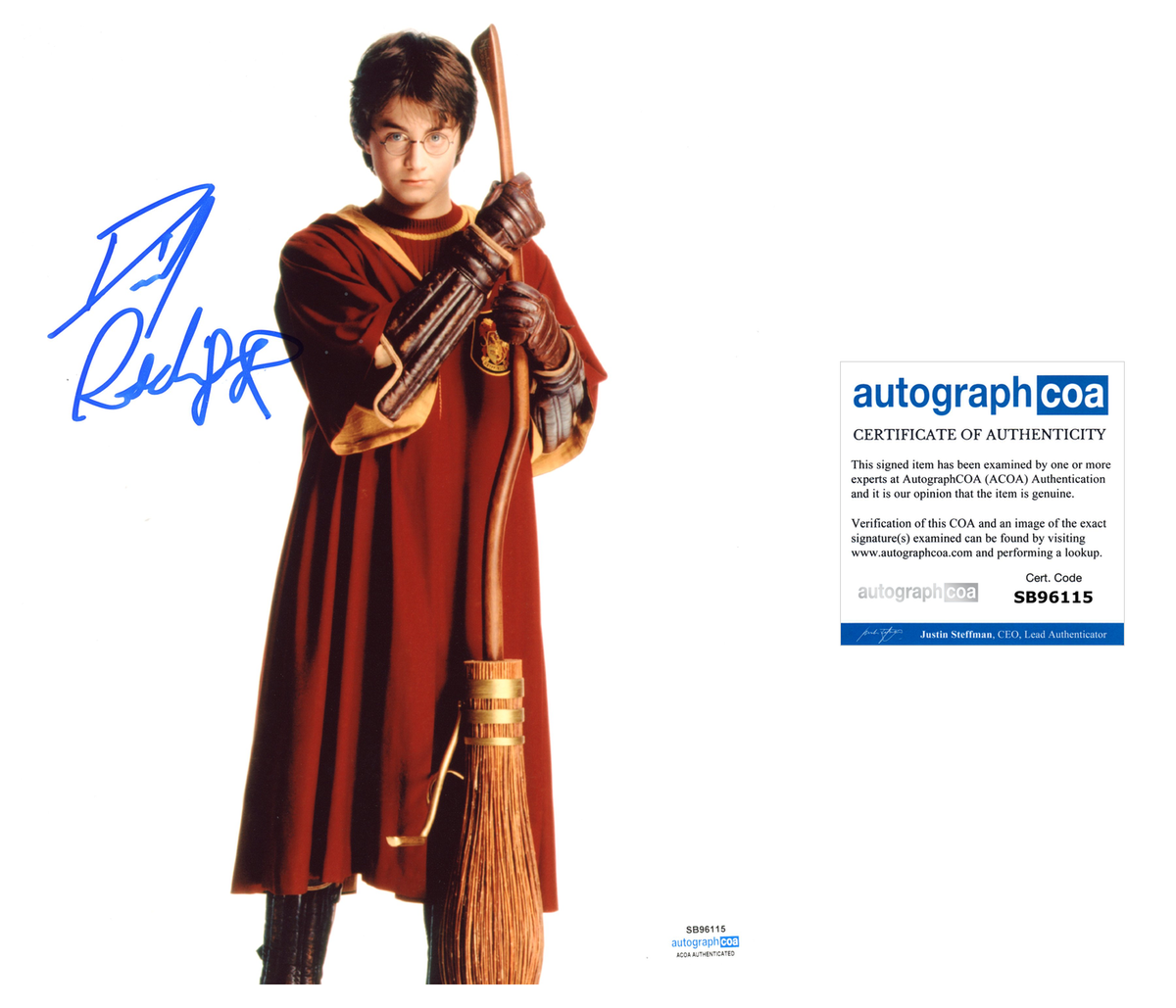 Daniel Radcliffe Harry Potter Signed Autograph 8x10 Photo ACOA | Outlaw ...