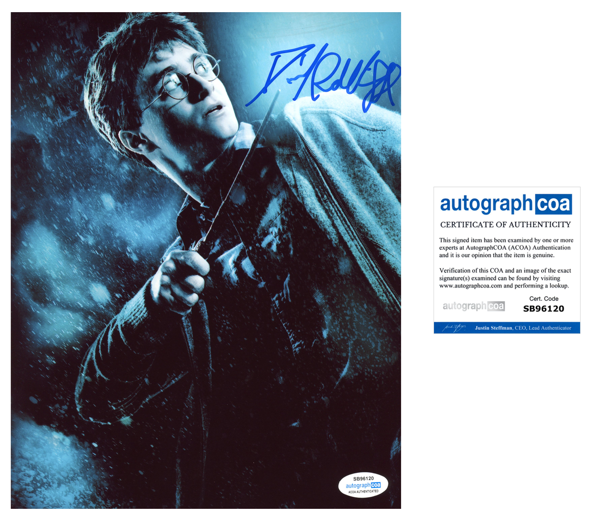 Daniel Radcliffe Harry Potter Signed Autograph 8x10 Photo ACOA | Outlaw ...