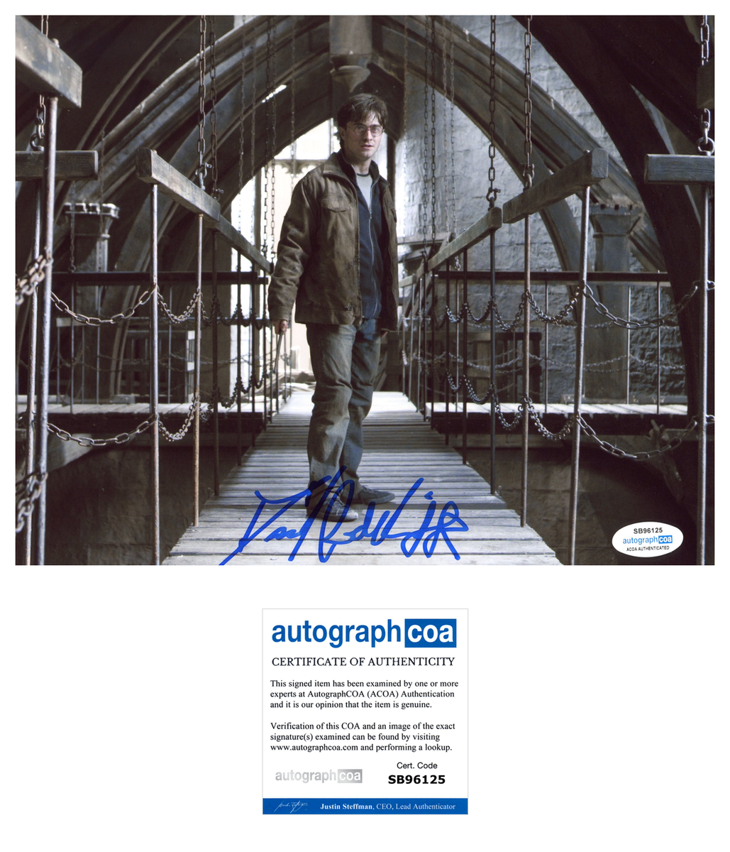 Daniel Radcliffe Harry Potter Signed Autograph 8x10 Photo ACOA | Outlaw ...