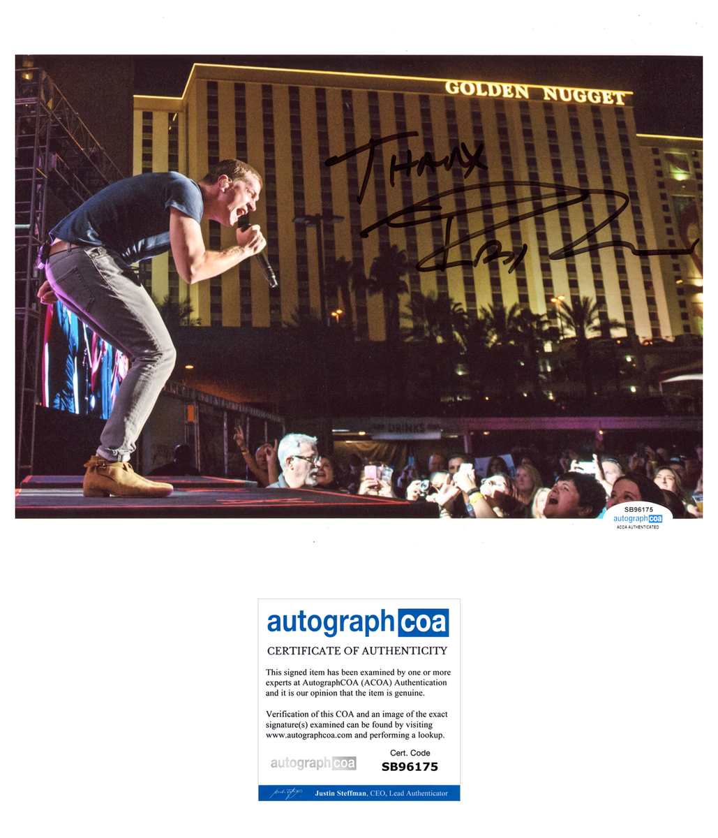 Rob Thomas Matchbox Twenty Signed Autograph 8x10 Photo ACOA | Outlaw ...