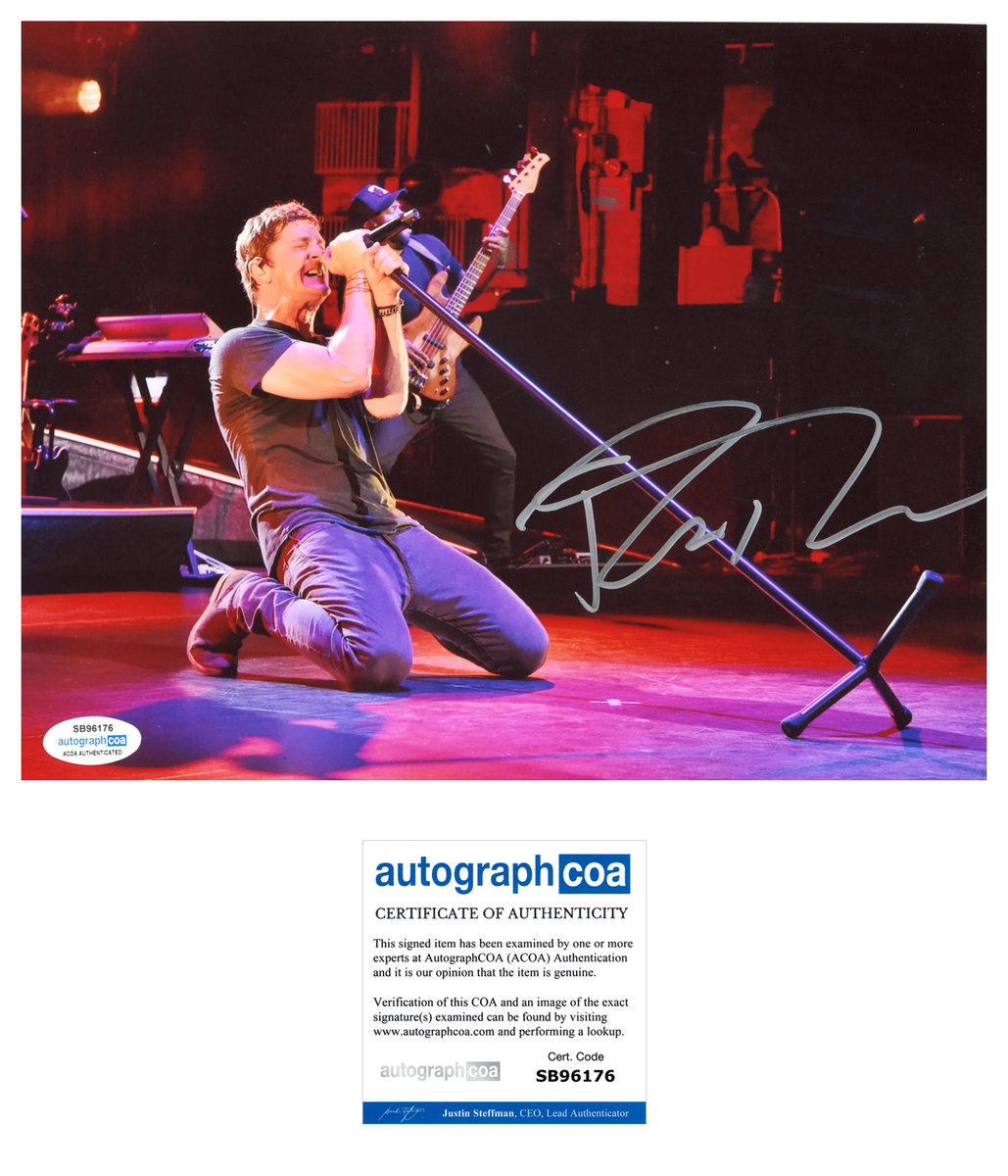 Rob Thomas Matchbox Twenty Signed Autograph 8x10 Photo ACOA | Outlaw ...