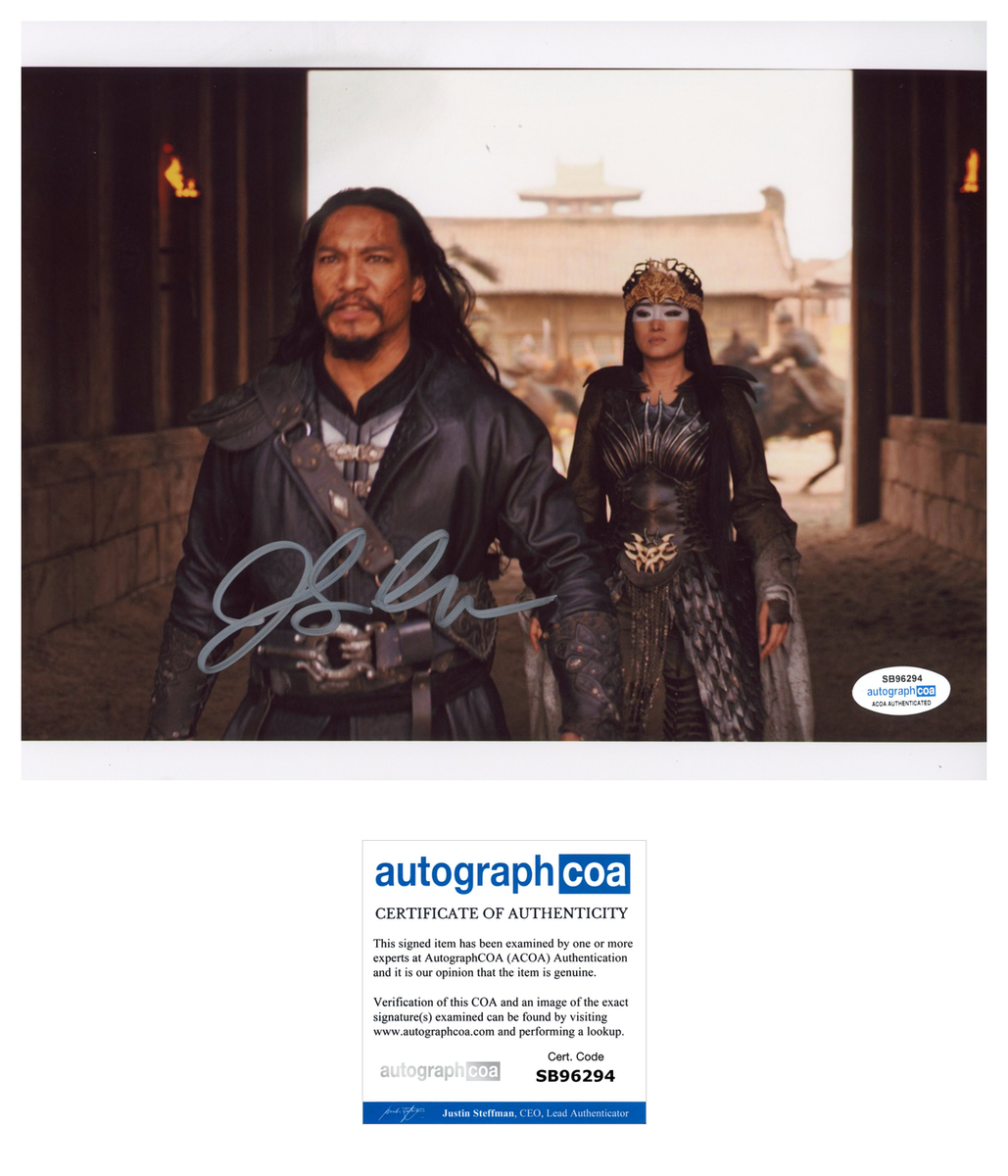 Jason Scott Lee Mulan Signed Autograph 8x10 Photo ACOA | Outlaw Hobbies ...