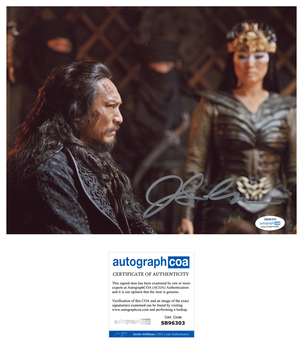 Jason Scott Lee Mulan Signed Autograph 8x10 Photo ACOA | Outlaw Hobbies ...