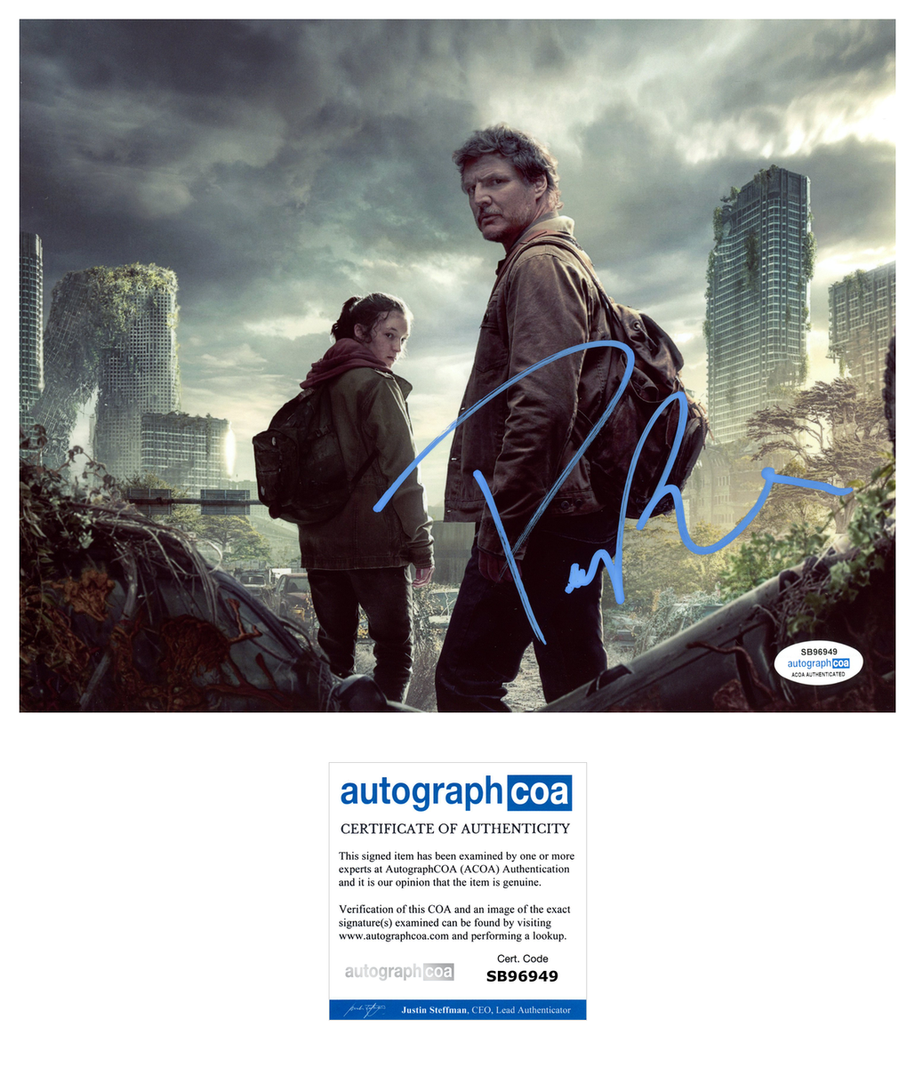 Pedro Pascal Last of Us Signed Autograph 8x10 Photo ACOA | Outlaw ...