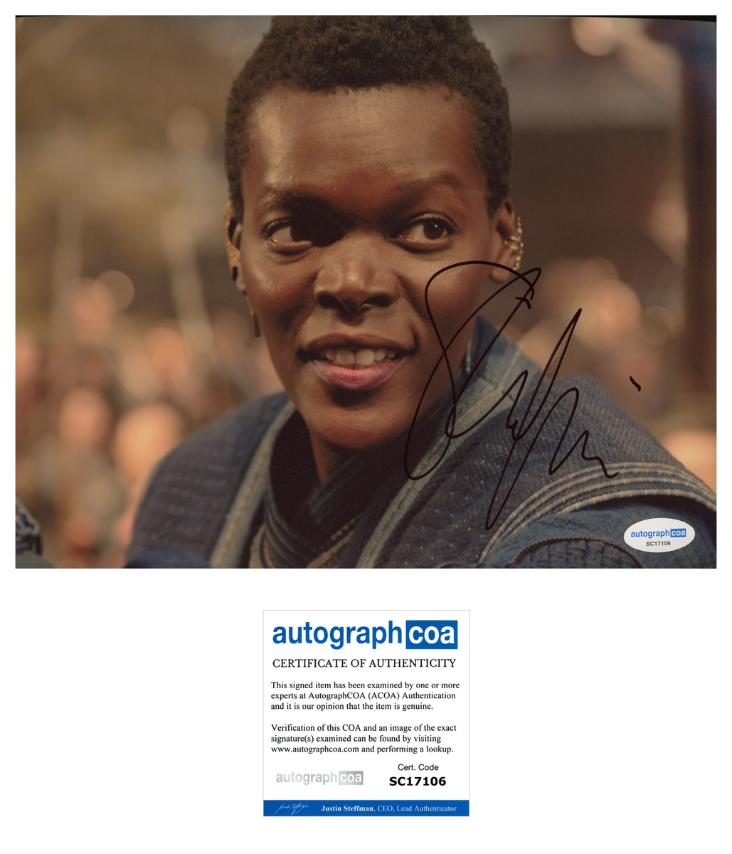 Sheila Atim Doctor Strange Signed Autograph 8x10 Photo ACOA | Outlaw ...