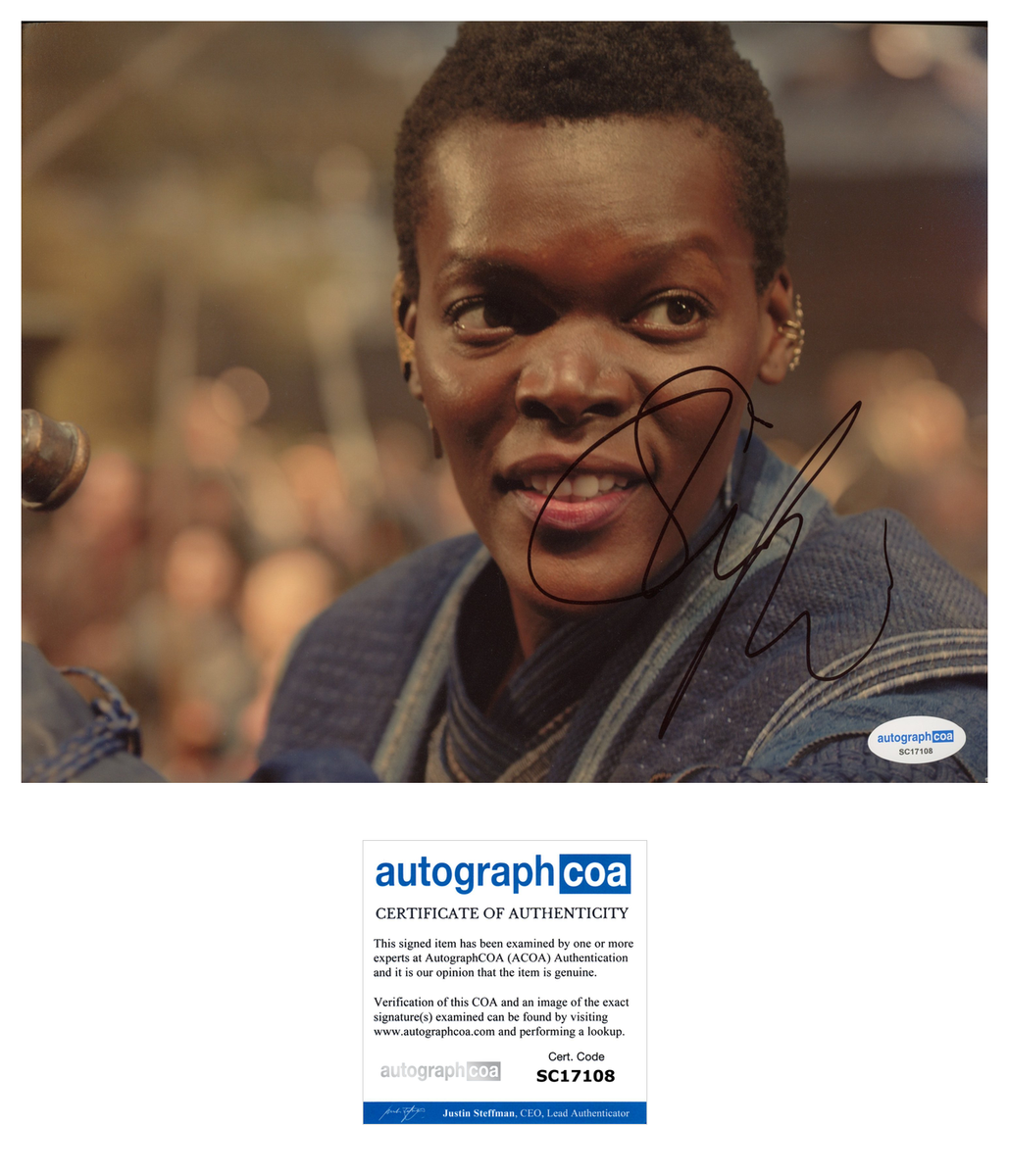 Sheila Atim Doctor Strange Signed Autograph 8x10 Photo ACOA | Outlaw ...