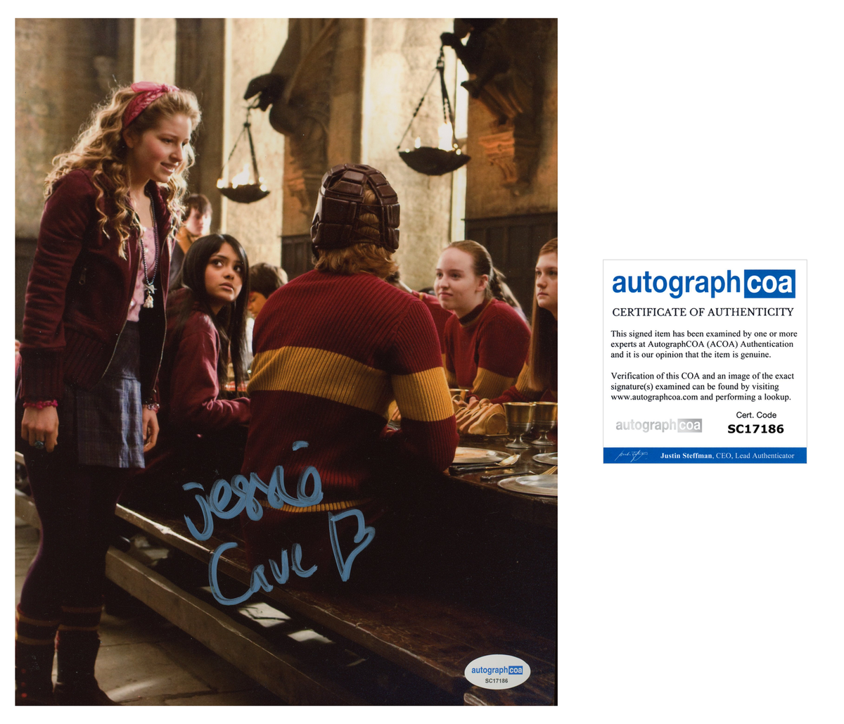 Jessie Cave Harry Potter Signed Autograph 8x10 Photo ACOA | Outlaw ...