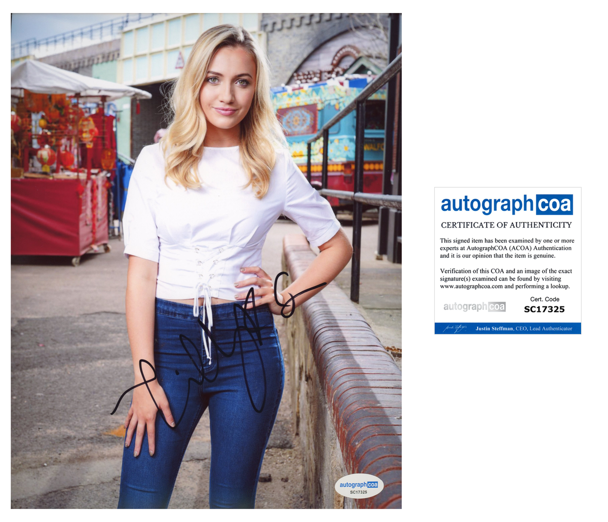 Tilly Keeper Eastenders Signed Autograph 8x10 Photo ACOA | Outlaw ...