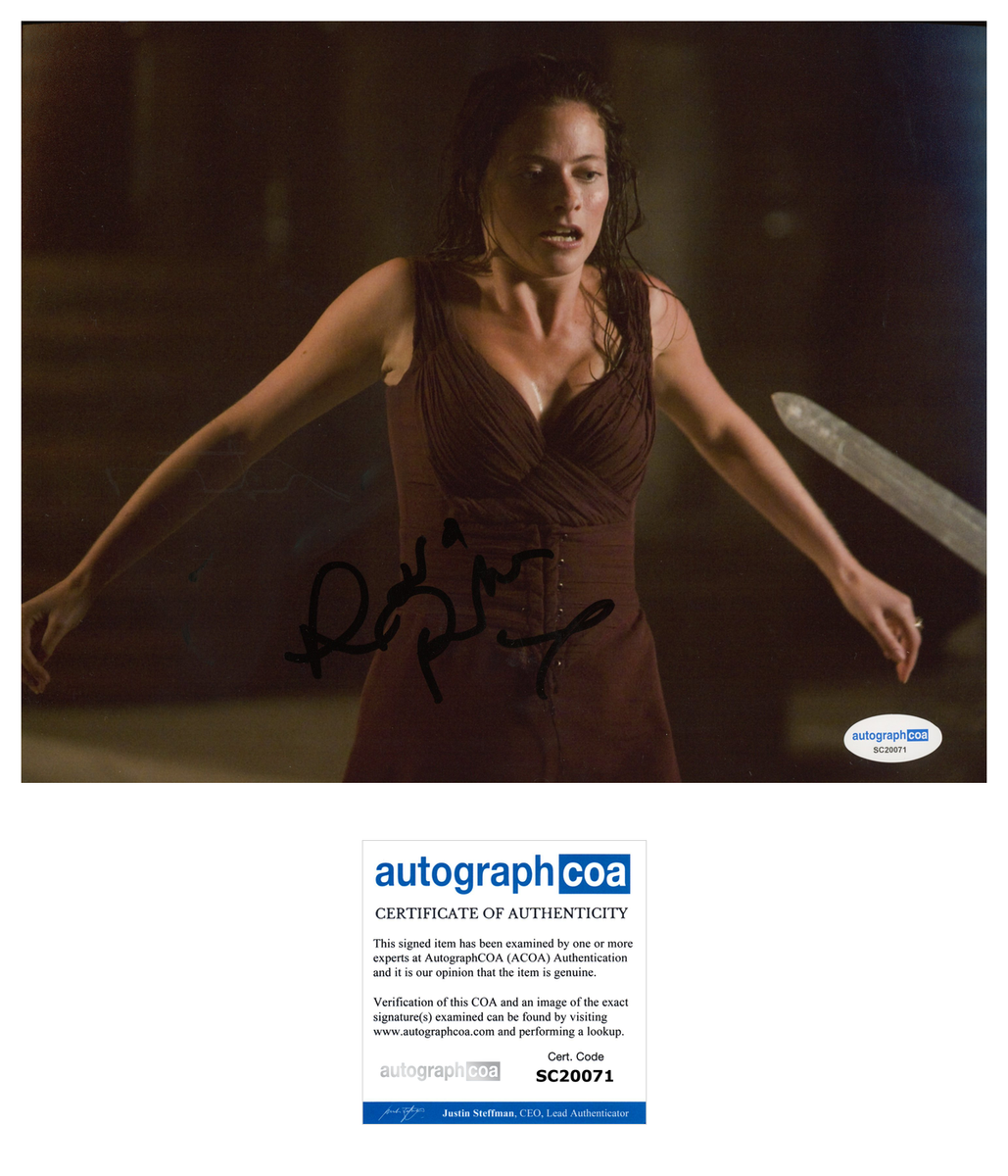 Lara Pulver Robin Hood Signed Autograph 8x10 Photo ACOA | Outlaw ...