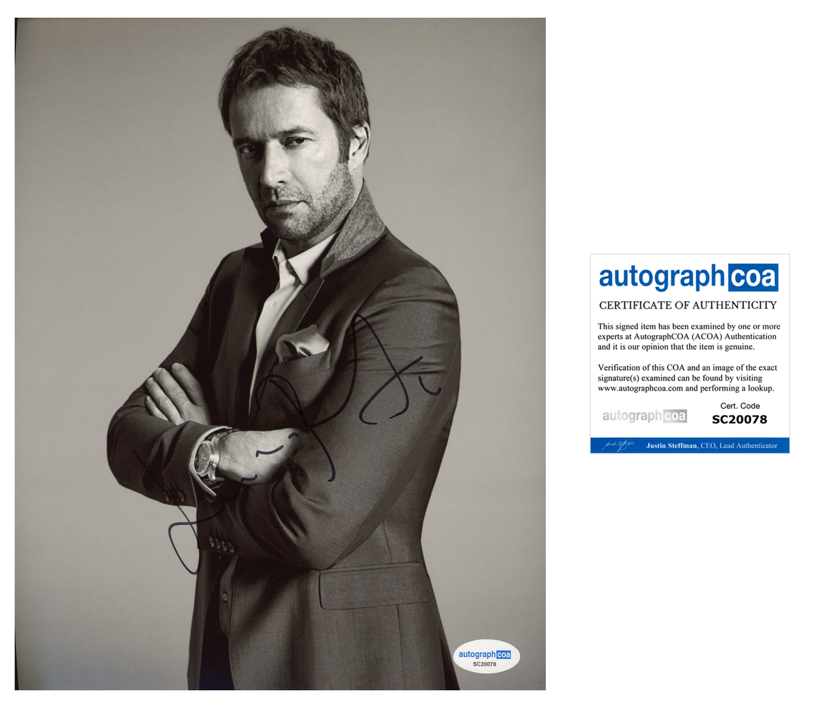 James Purefoy Resident Evil Signed Autograph 8x10 Photo ACOA | Outlaw ...