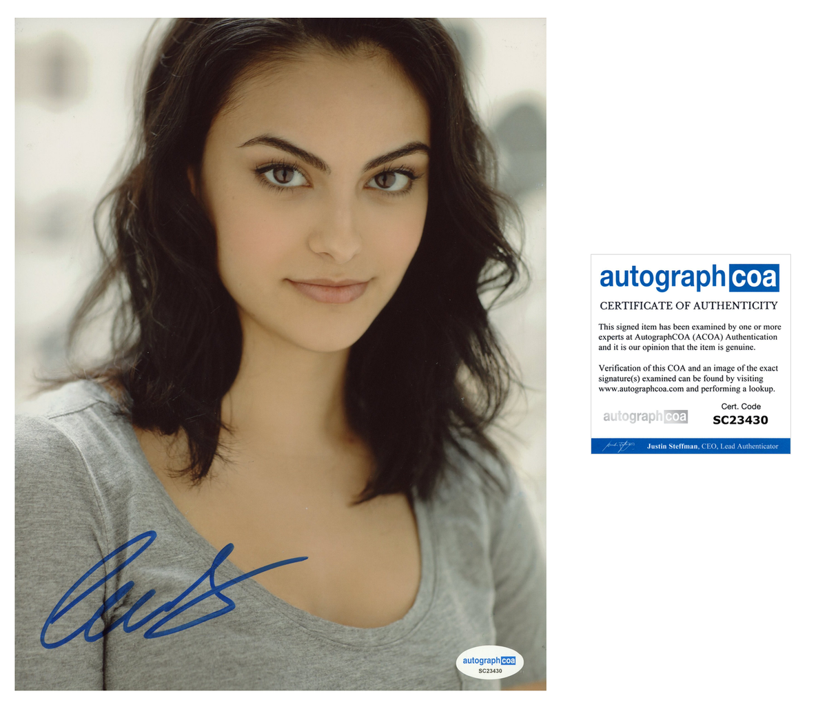Camila Mendes Riverdale Signed Autograph 8x10 Photo ACOA | Outlaw ...