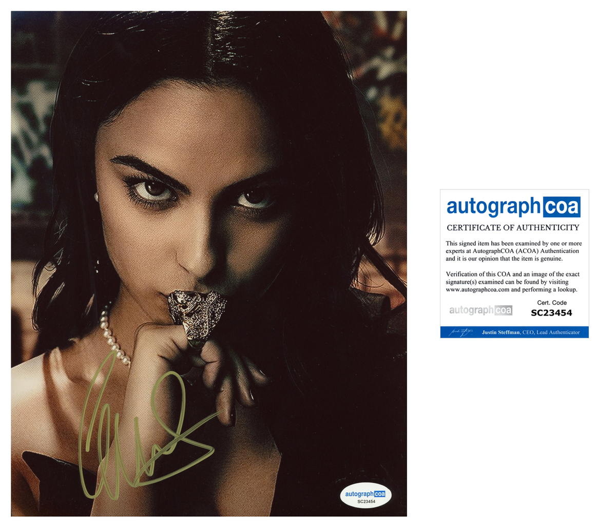 Camila Mendes Riverdale Signed Autograph 8x10 Photo ACOA | Outlaw ...