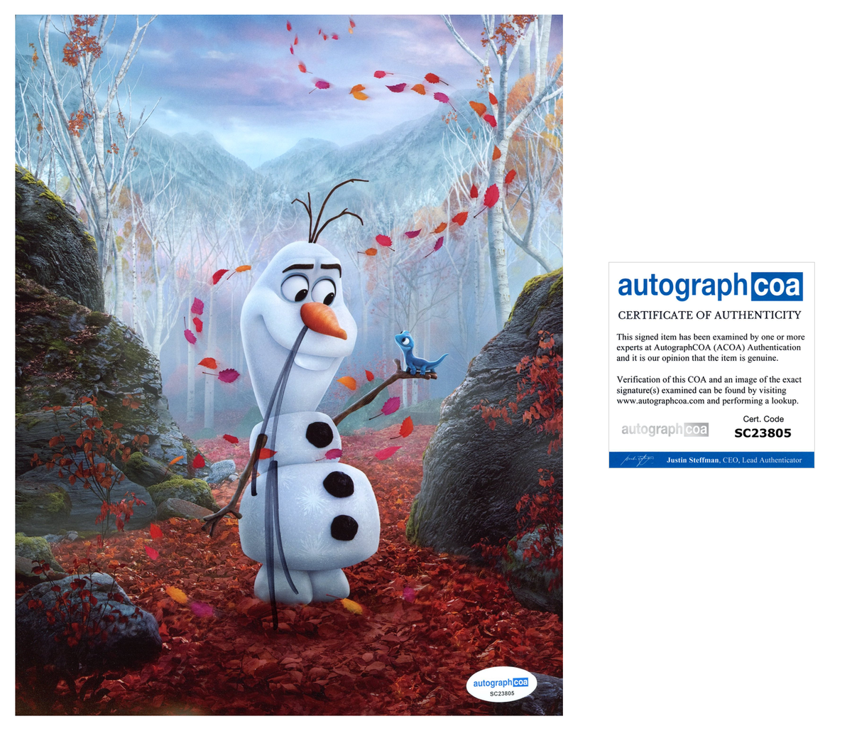 Josh Gad Frozen Signed Autograph 8x10 Photo ACOA | Outlaw Hobbies ...