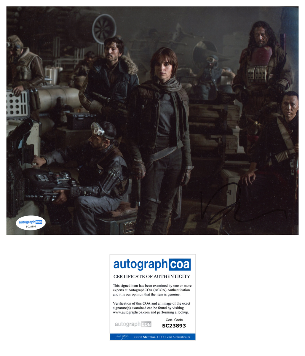 Felicity Jones Rogue One Signed Autograph 8x10 Photo ACOA | Outlaw ...