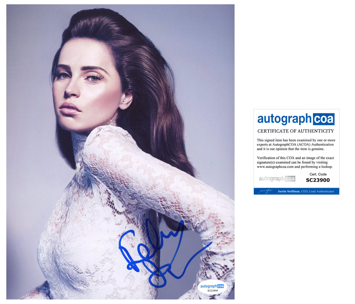Felicity Jones Sexy Signed Autograph 8x10 Photo ACOA | Outlaw Hobbies ...