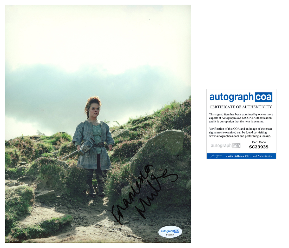 Francesca Mills Witcher Signed Autograph 8x10 Photo ACOA | Outlaw ...