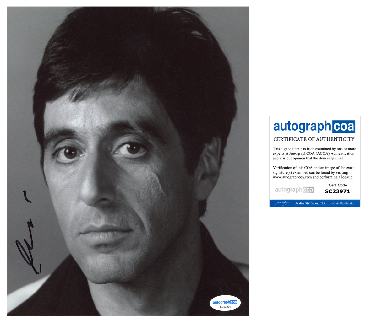 Al Pacino Godfather Signed Autograph 8x10 Photo ACOA | Outlaw Hobbies ...