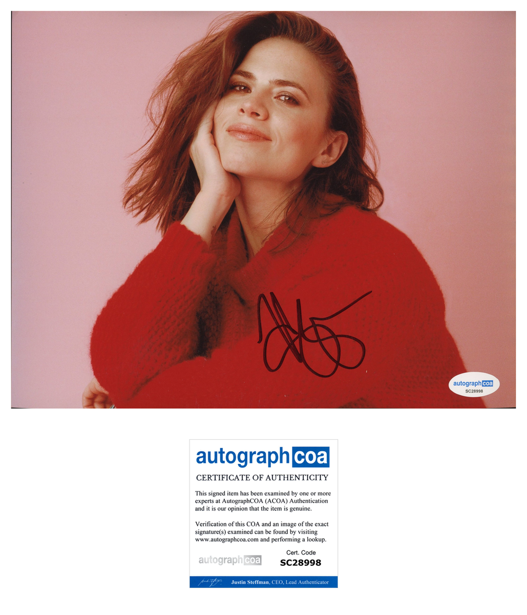 Hayley Atwell Sexy Signed Autograph 8x10 Photo ACOA | Outlaw Hobbies ...