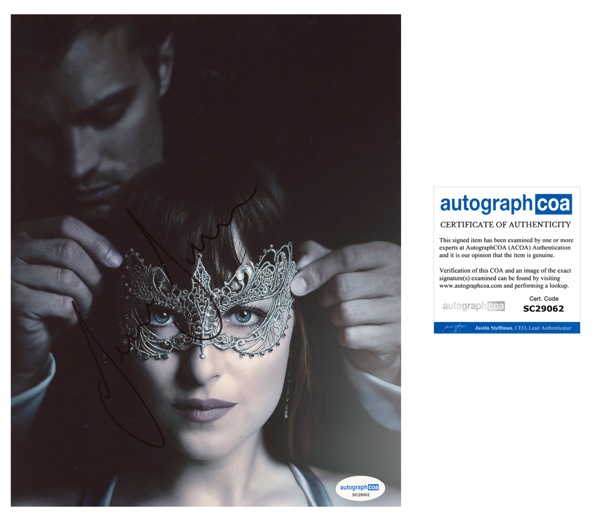 Jamie Dornan Signed Autograph 8x10 Photo ACOA | Outlaw Hobbies ...