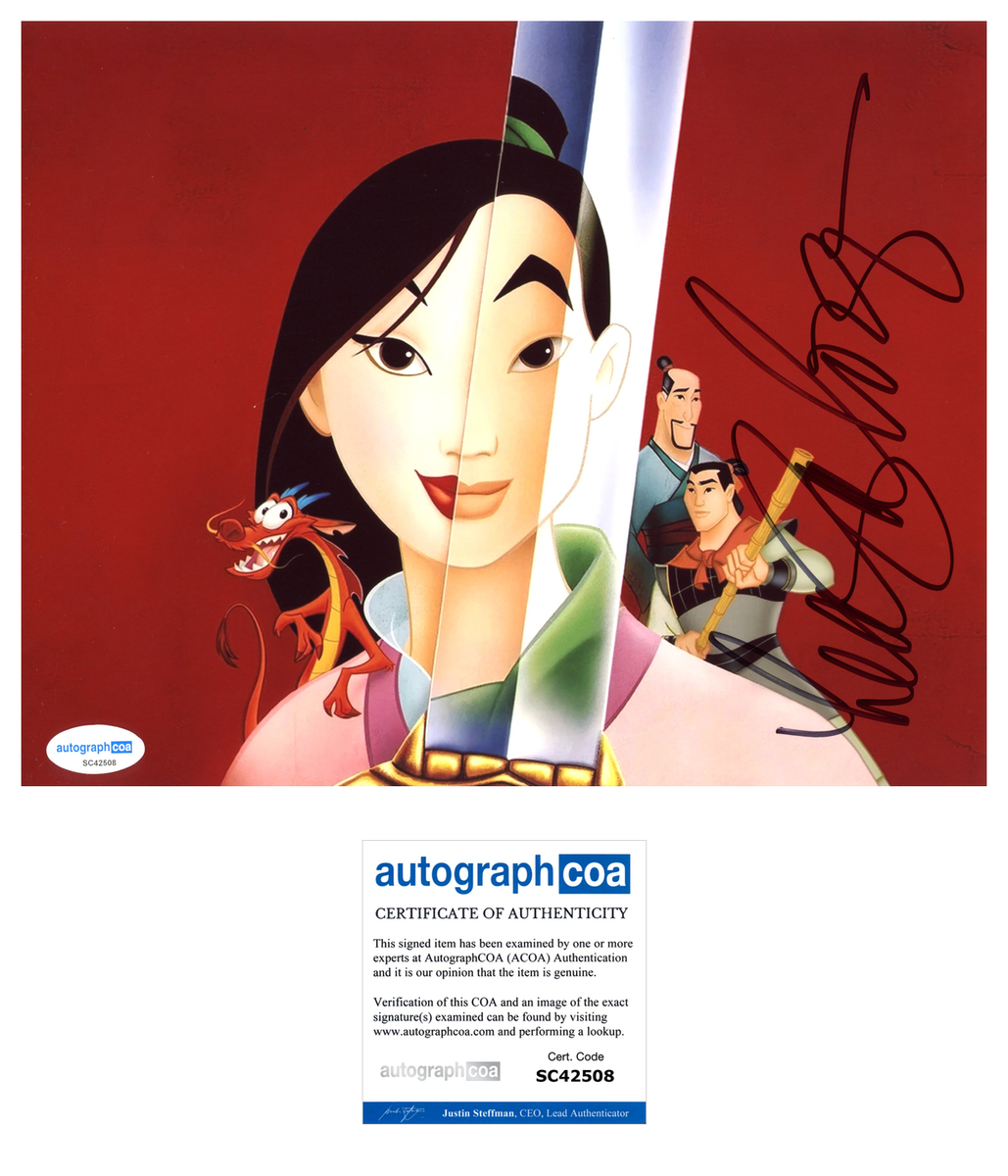 Lea Salonga Mulan Signed Autograph 8x10 Photo ACOA | Outlaw Hobbies ...