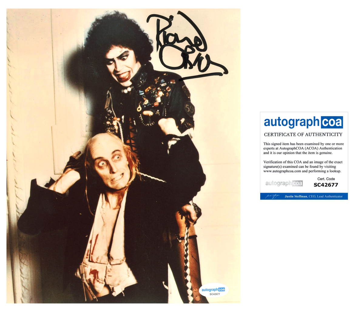 Richard O'Brien Rocky Horror Signed Autograph 8x10 Photo ACOA | Outlaw ...