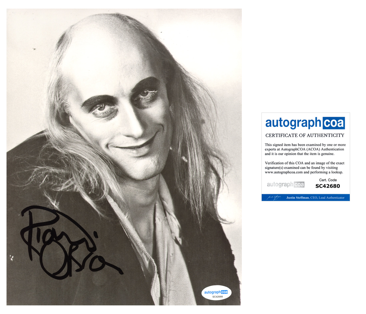Richard O'Brien Rocky Horror Signed Autograph 8x10 Photo ACOA | Outlaw ...