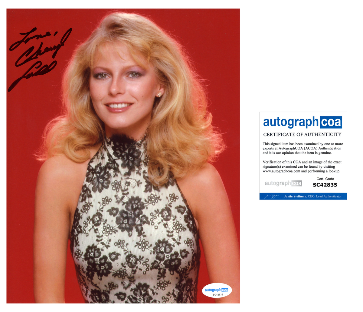 Cheryl Ladd Sexy Signed Autograph 8x10 Photo ACOA | Outlaw Hobbies ...