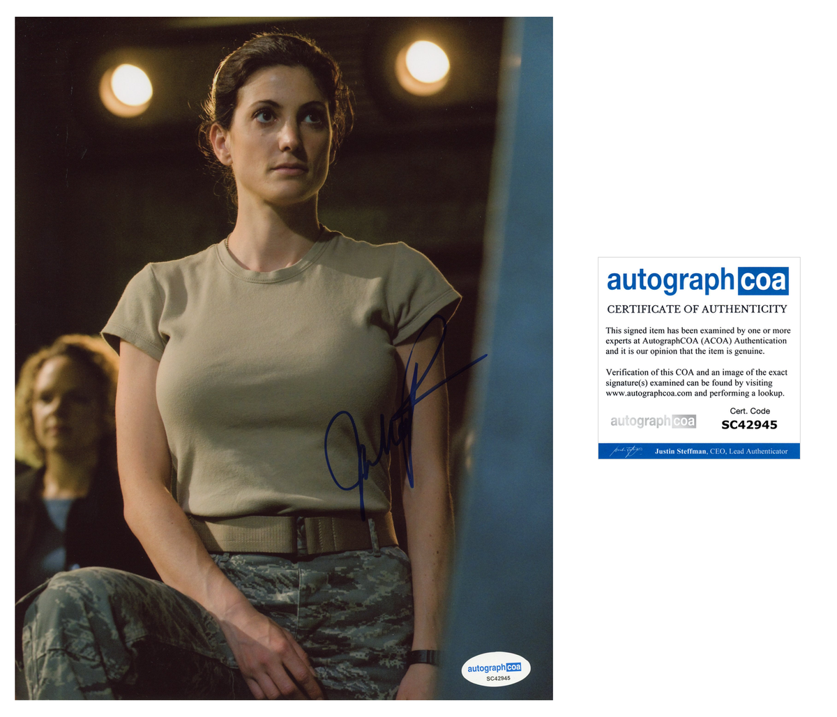 Julia Benson Stargate Universe Signed Autograph 8x10 Photo ACOA ...